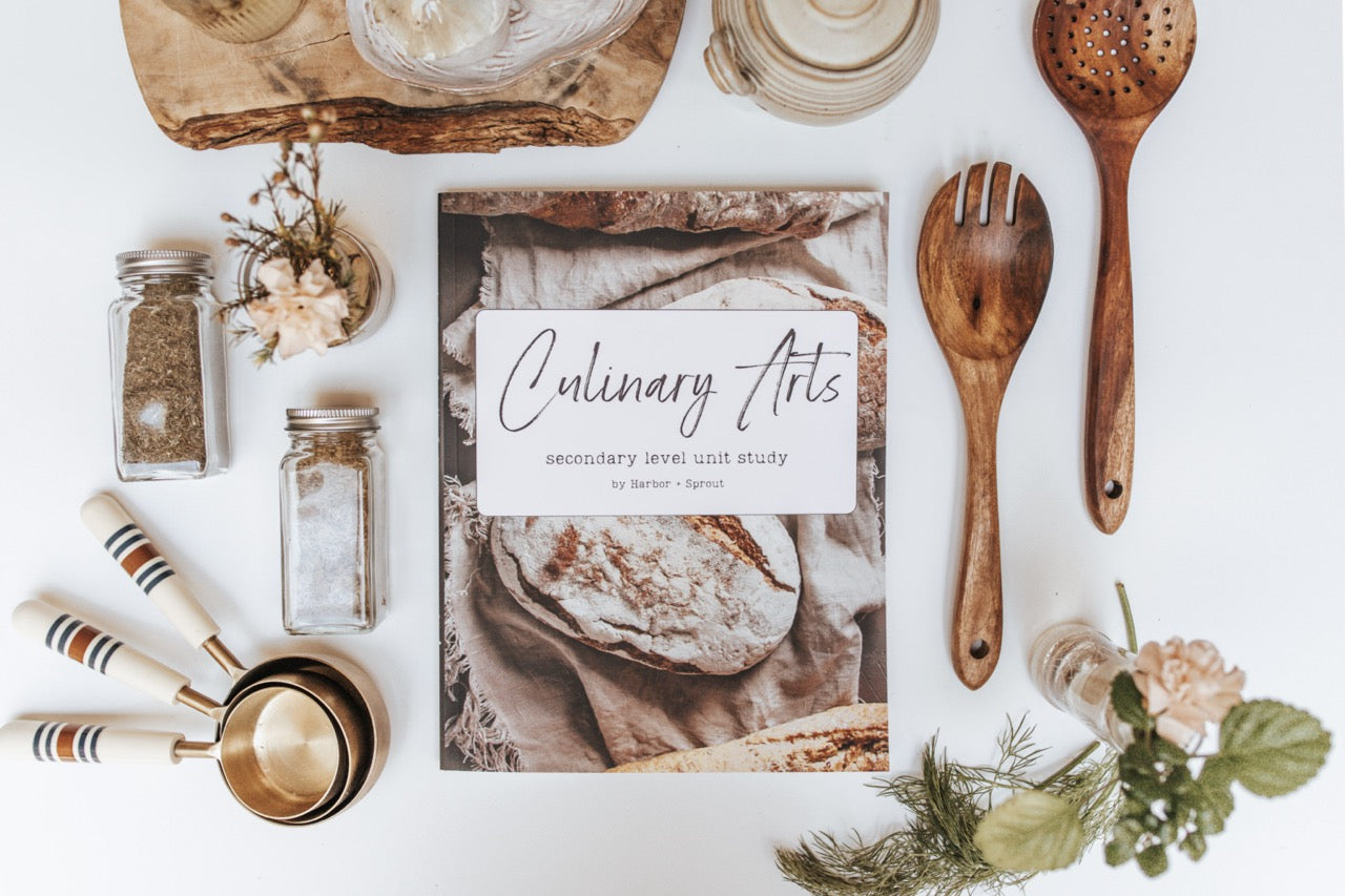PRINT Culinary Arts Secondary Level Unit Study – Harbor and Sprout