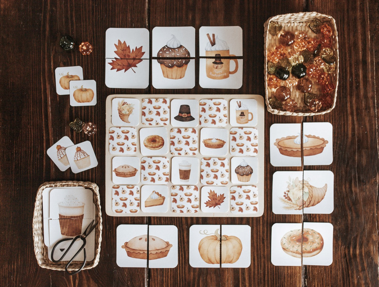 Thanksgiving Puzzles FREEBIE – Harbor and Sprout