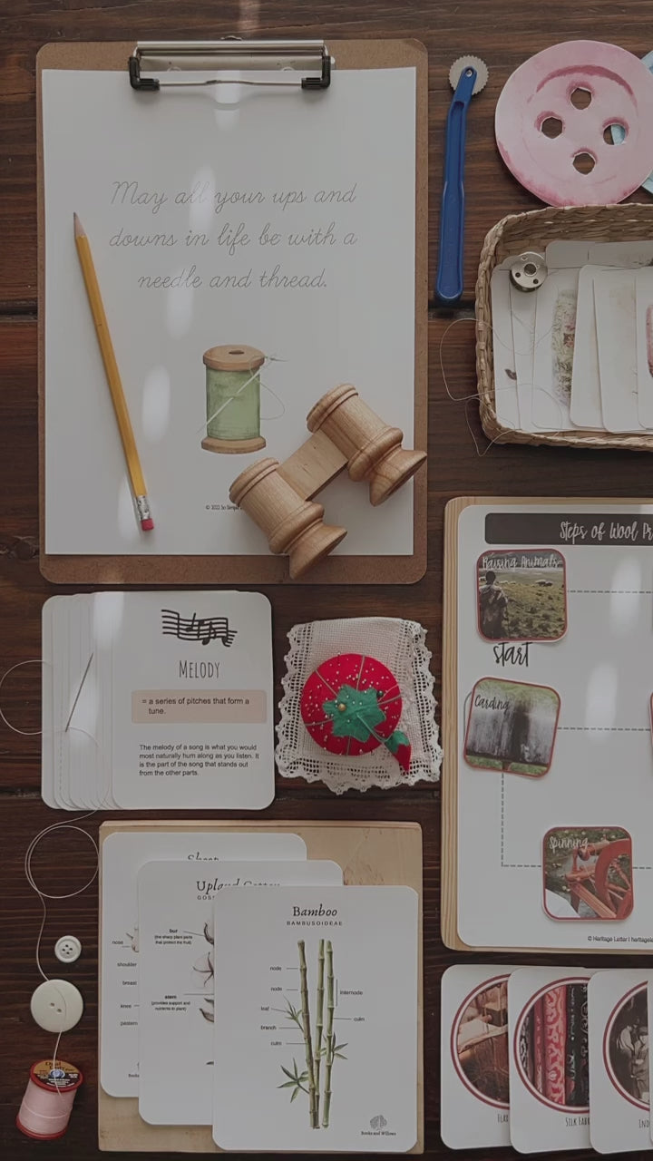 Textiles & Fashion Elementary Unit Study – Harbor and Sprout