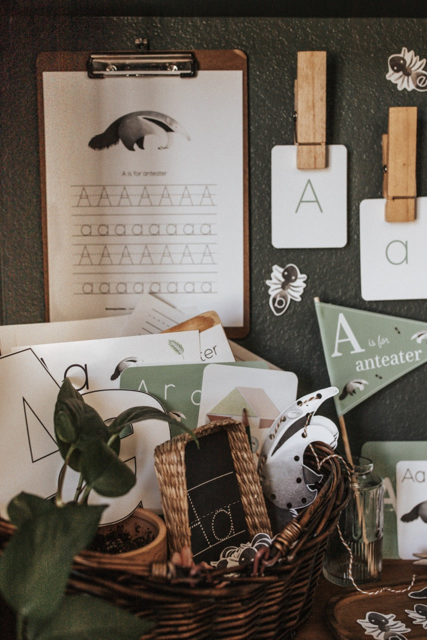 FREE SAMPLE: Letter Baskets – Harbor and Sprout