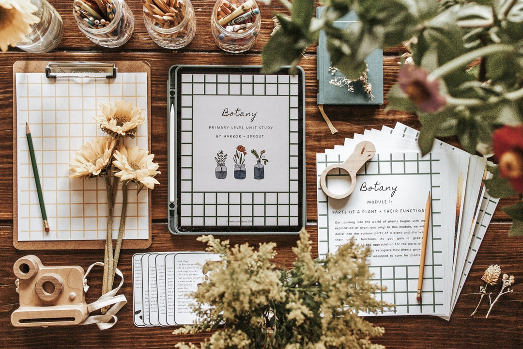 PRINT Botany Primary Level Unit Study – Harbor and Sprout