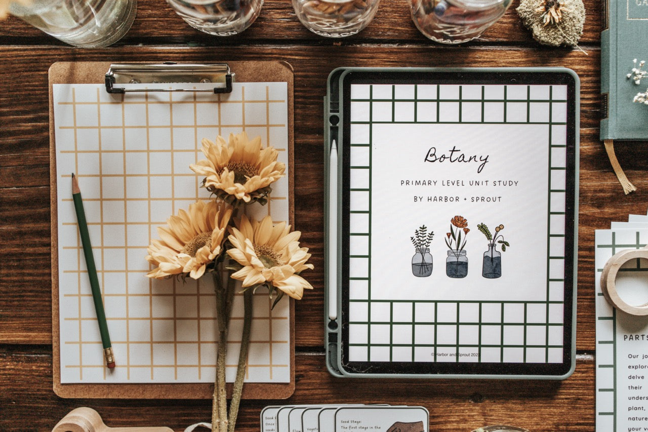 DIGITAL Botany Primary Level Unit Study – Harbor and Sprout