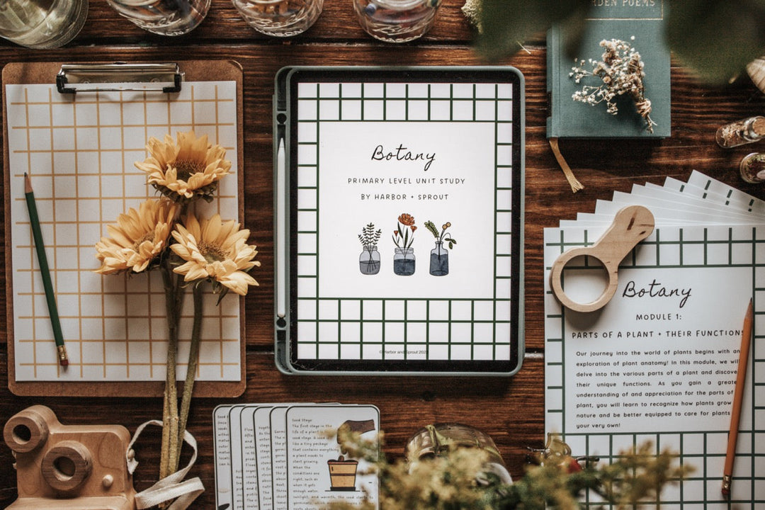 PRINT Botany Primary Level Unit Study – Harbor and Sprout