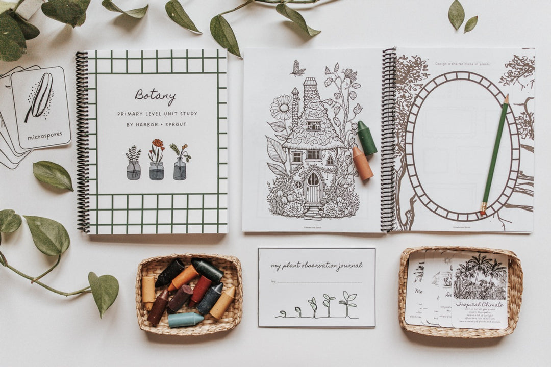 PRINT Botany Primary Level Workbook – Harbor and Sprout