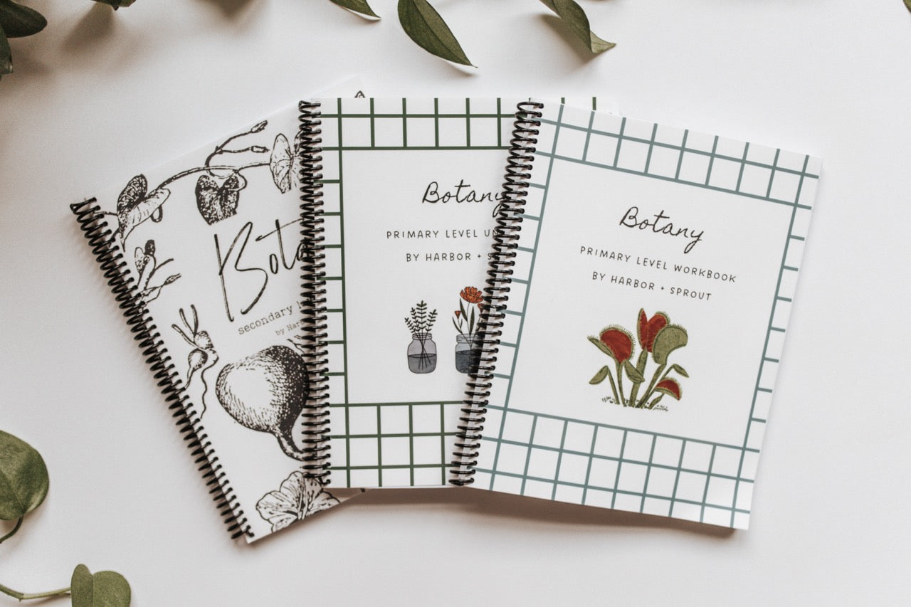 PRINT Botany Primary Level Workbook – Harbor and Sprout