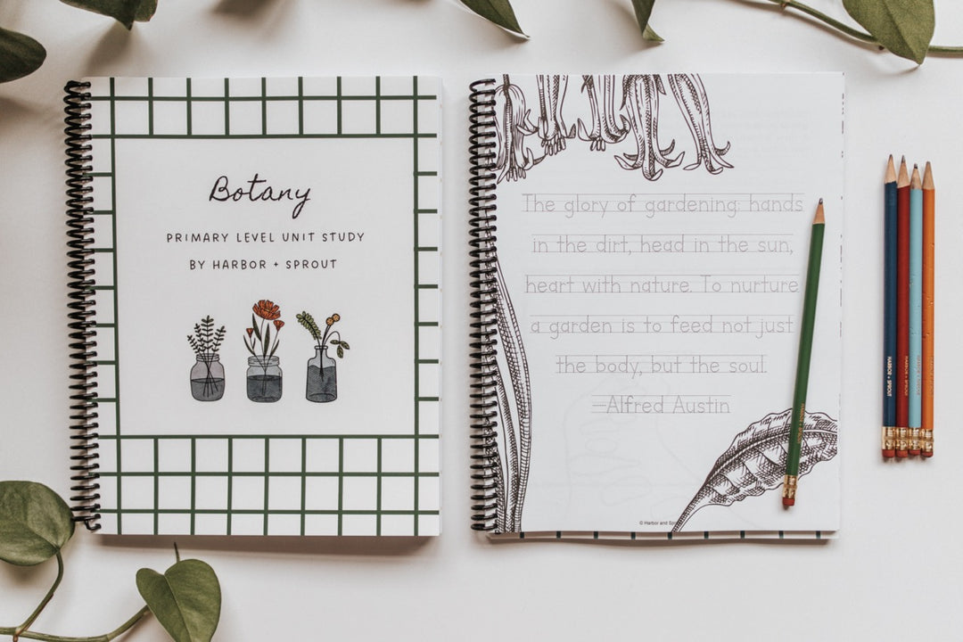 DIGITAL Botany Primary Level Workbook – Harbor and Sprout