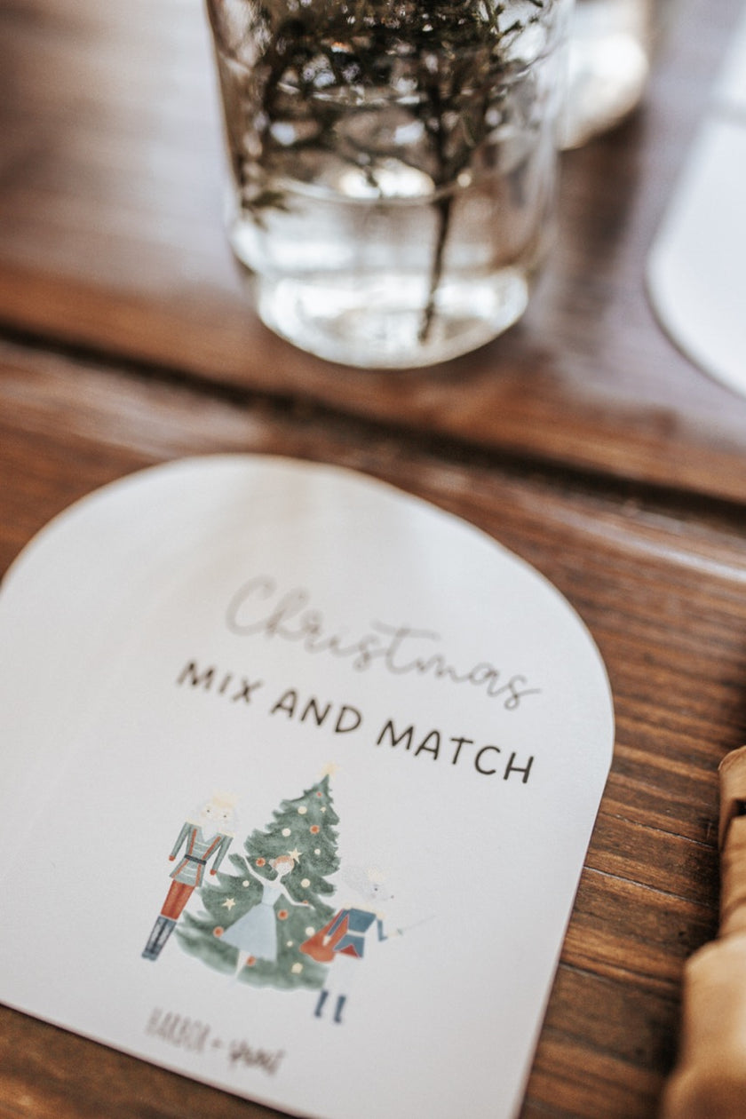 Christmas Mix and Match FREEBIE – Harbor and Sprout