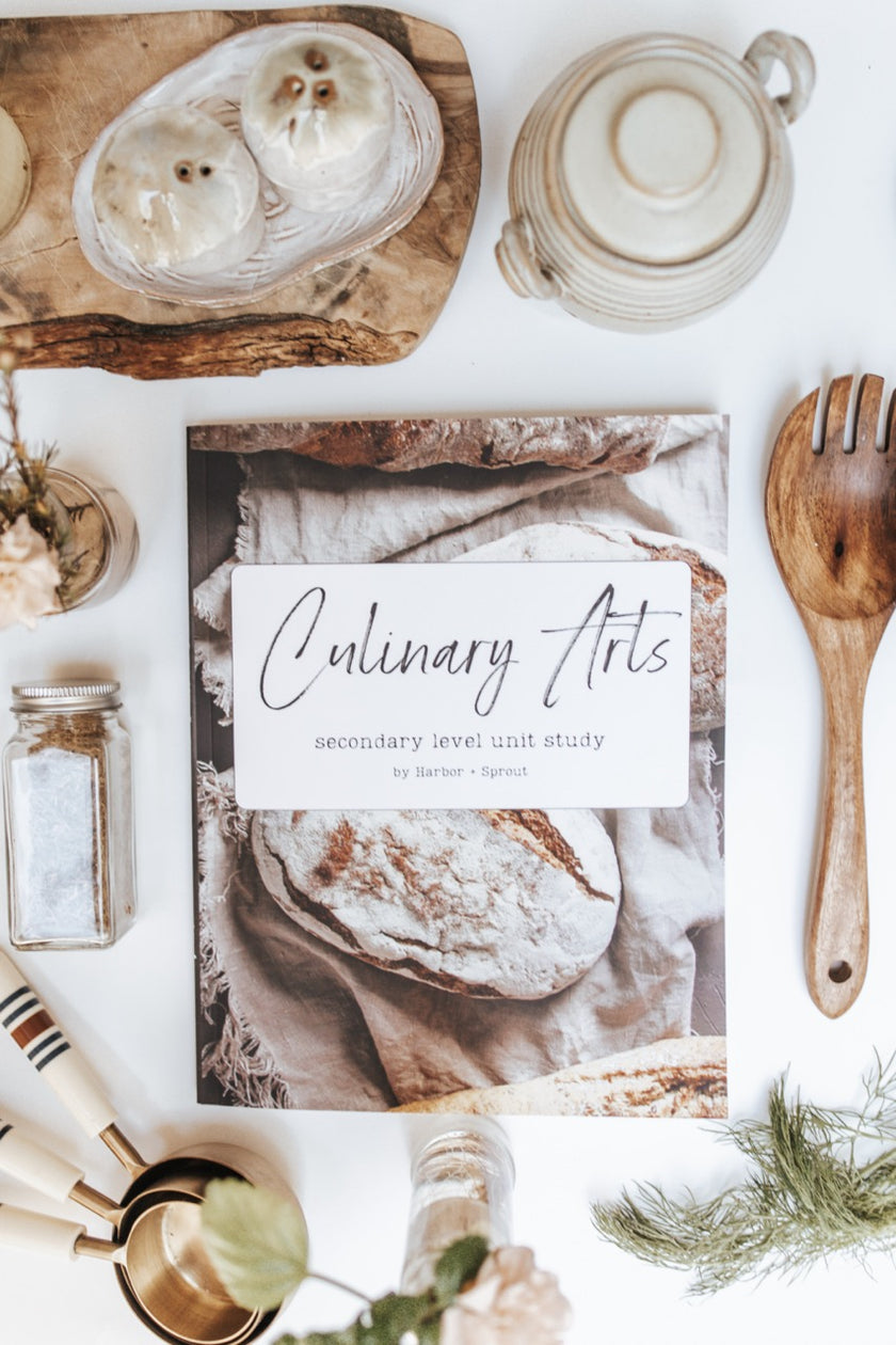 PRINT Culinary Arts Secondary Level Unit Study – Harbor and Sprout
