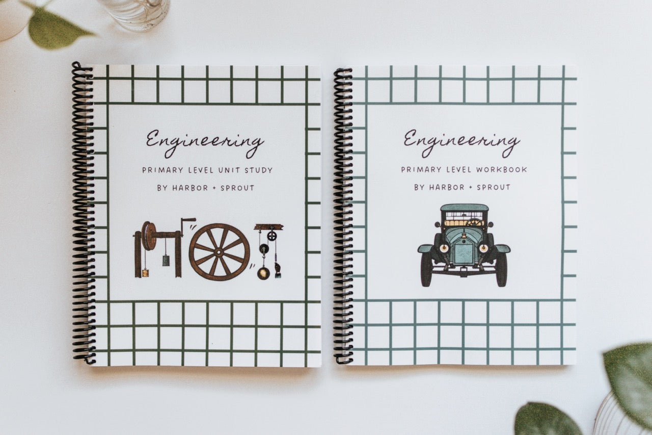 PRINT Engineering Primary Level Workbook – Harbor and Sprout