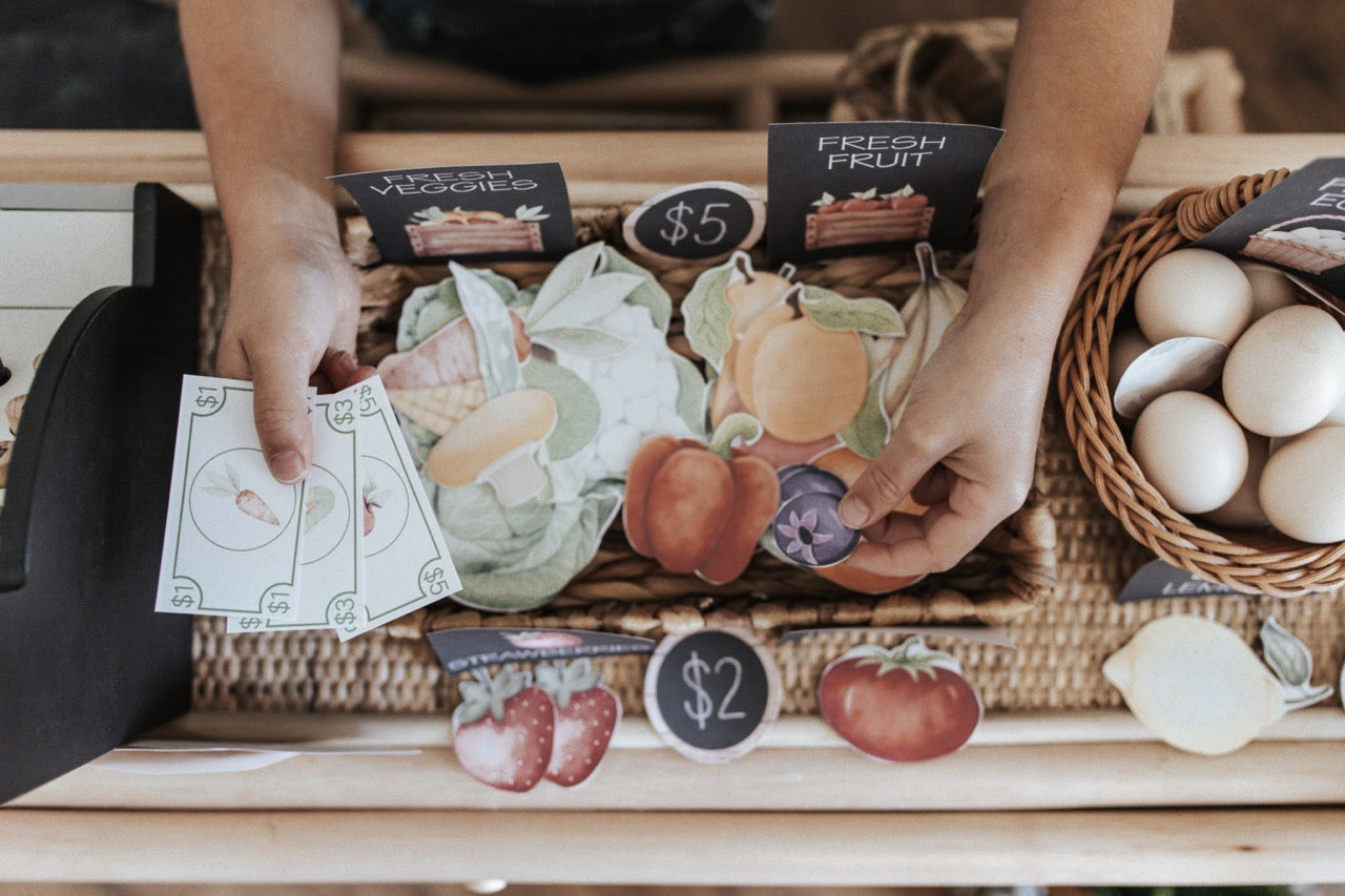Farmers Market Dramatic Play Set – Harbor and Sprout