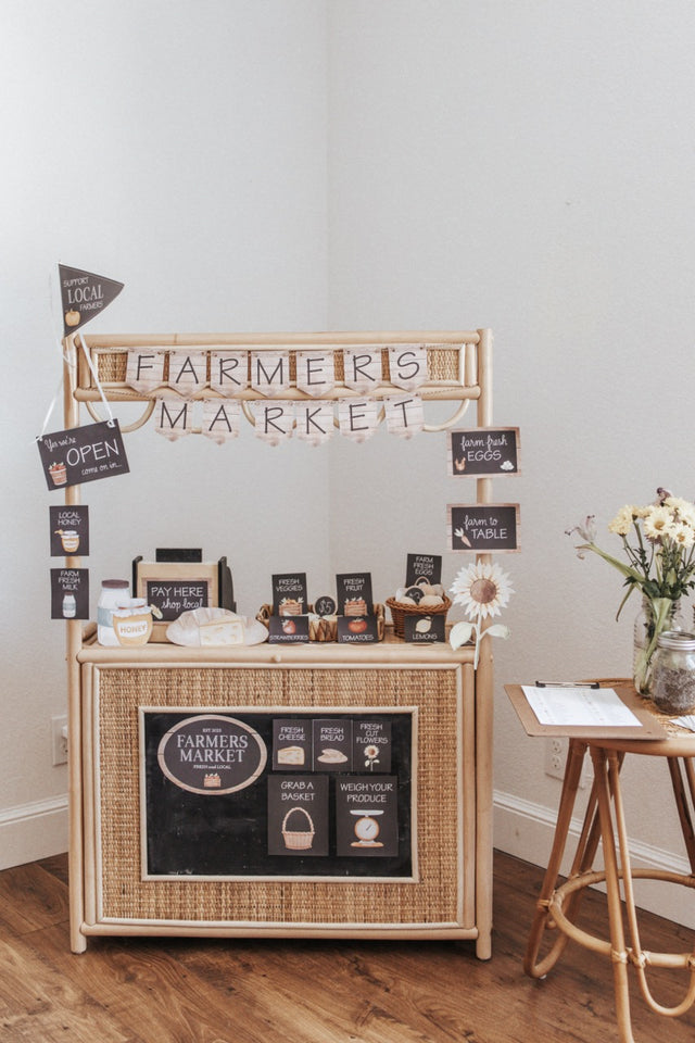 Farmers Market Dramatic Play Set – Harbor and Sprout