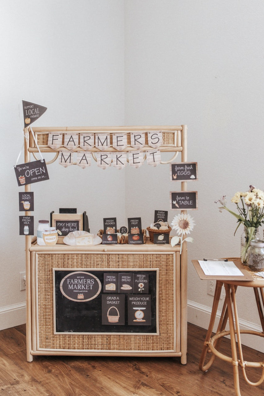 Farmers Market Dramatic Play Set – Harbor and Sprout