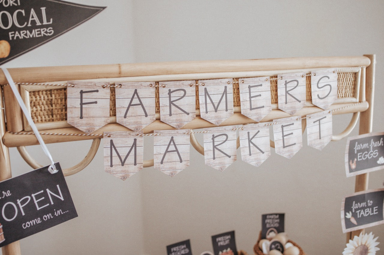 Farmers Market Dramatic Play Set – Harbor and Sprout