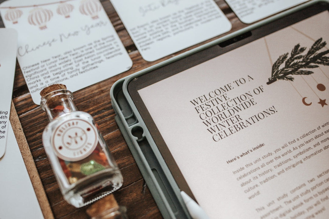 FREE SAMPLE Winter Holidays Unit Study – Harbor and Sprout