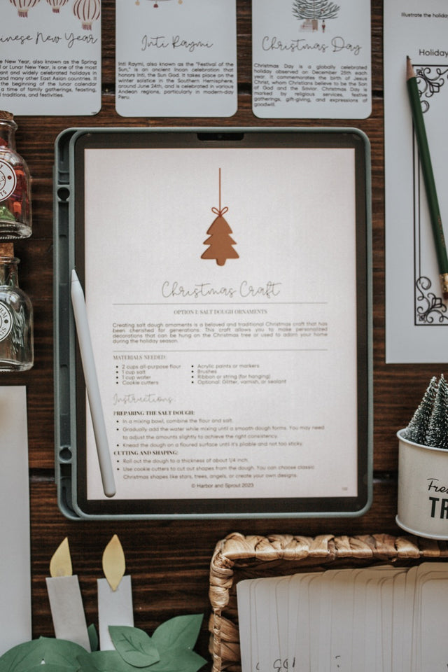 Winter Holidays Unit Study – Harbor and Sprout