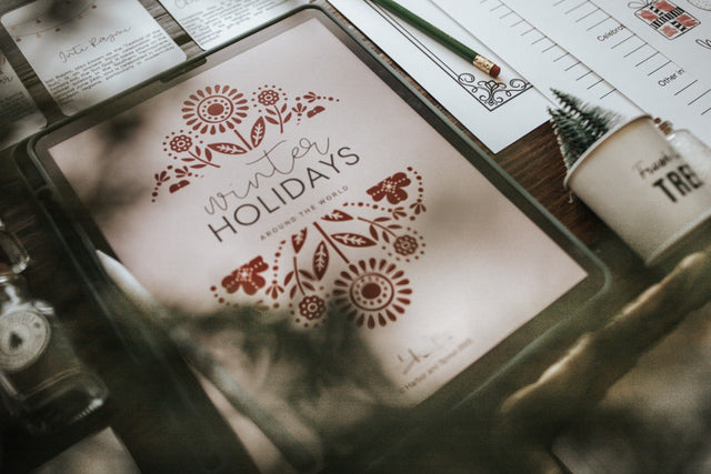 FREE SAMPLE Winter Holidays Unit Study – Harbor and Sprout