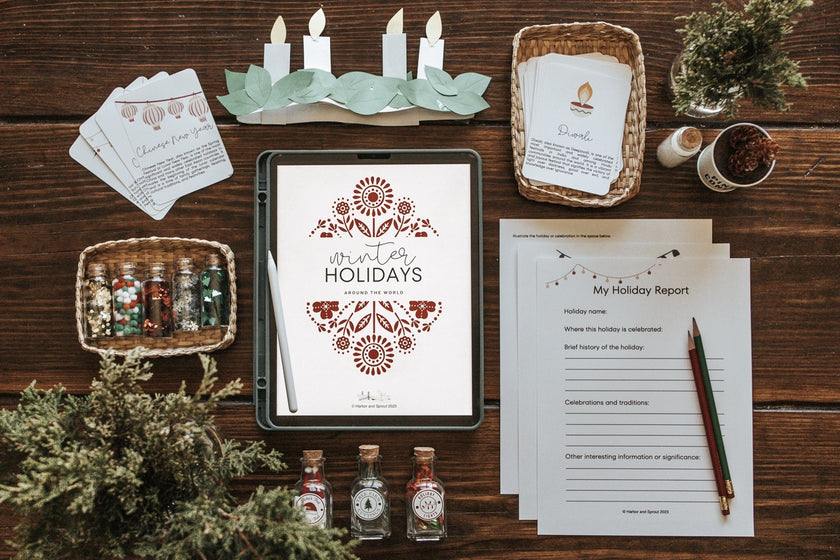 Winter Holidays Unit Study – Harbor and Sprout