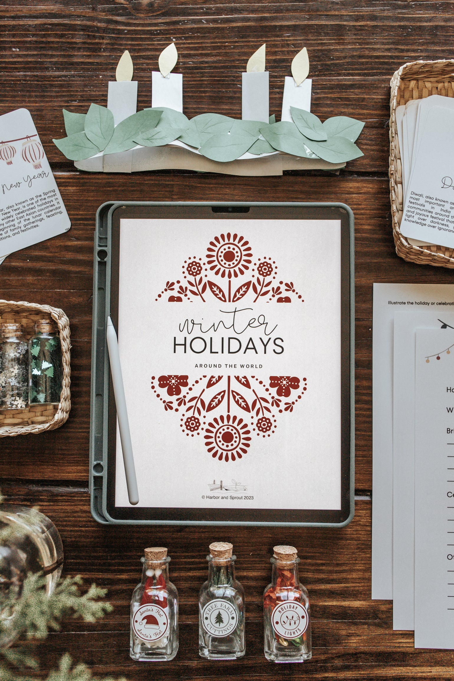 Winter Holidays Unit Study – Harbor and Sprout