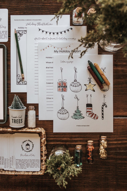 Winter Holidays Unit Study – Harbor and Sprout