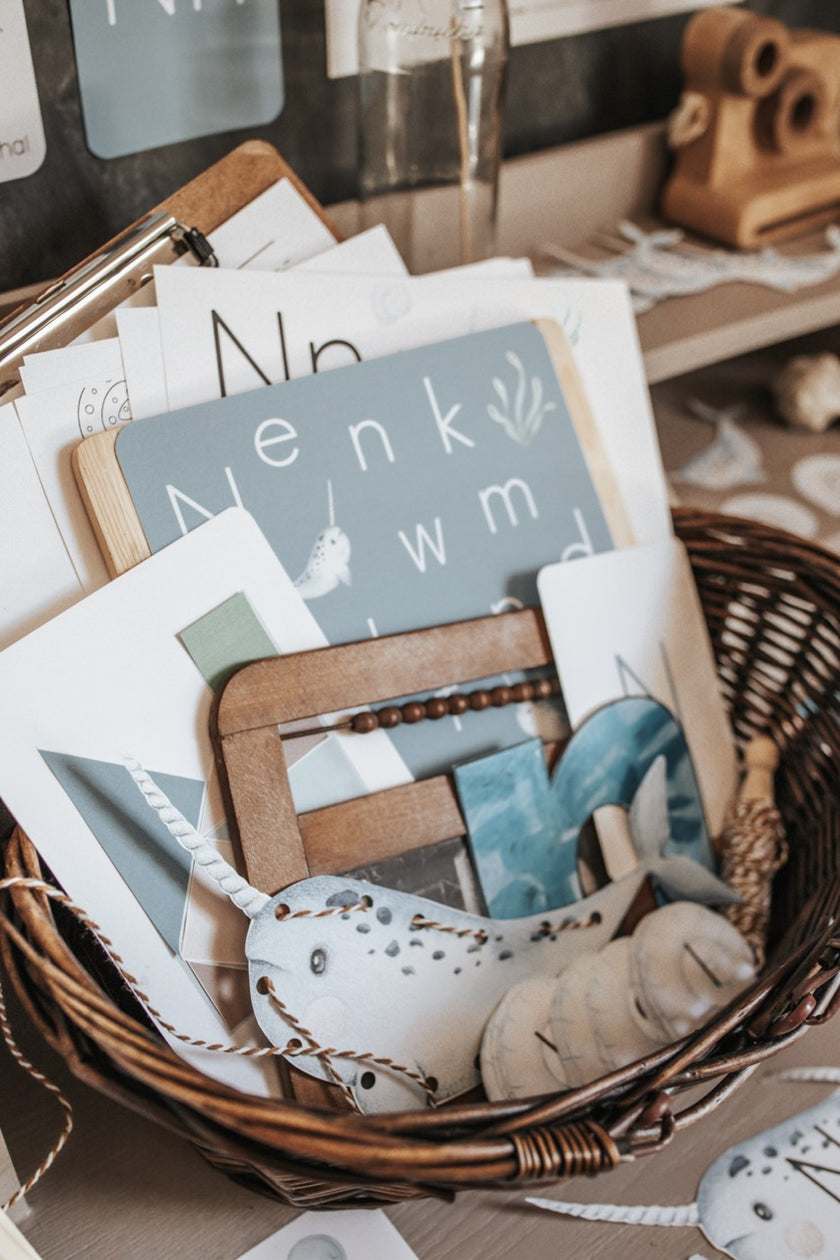 Letter Baskets – Harbor and Sprout