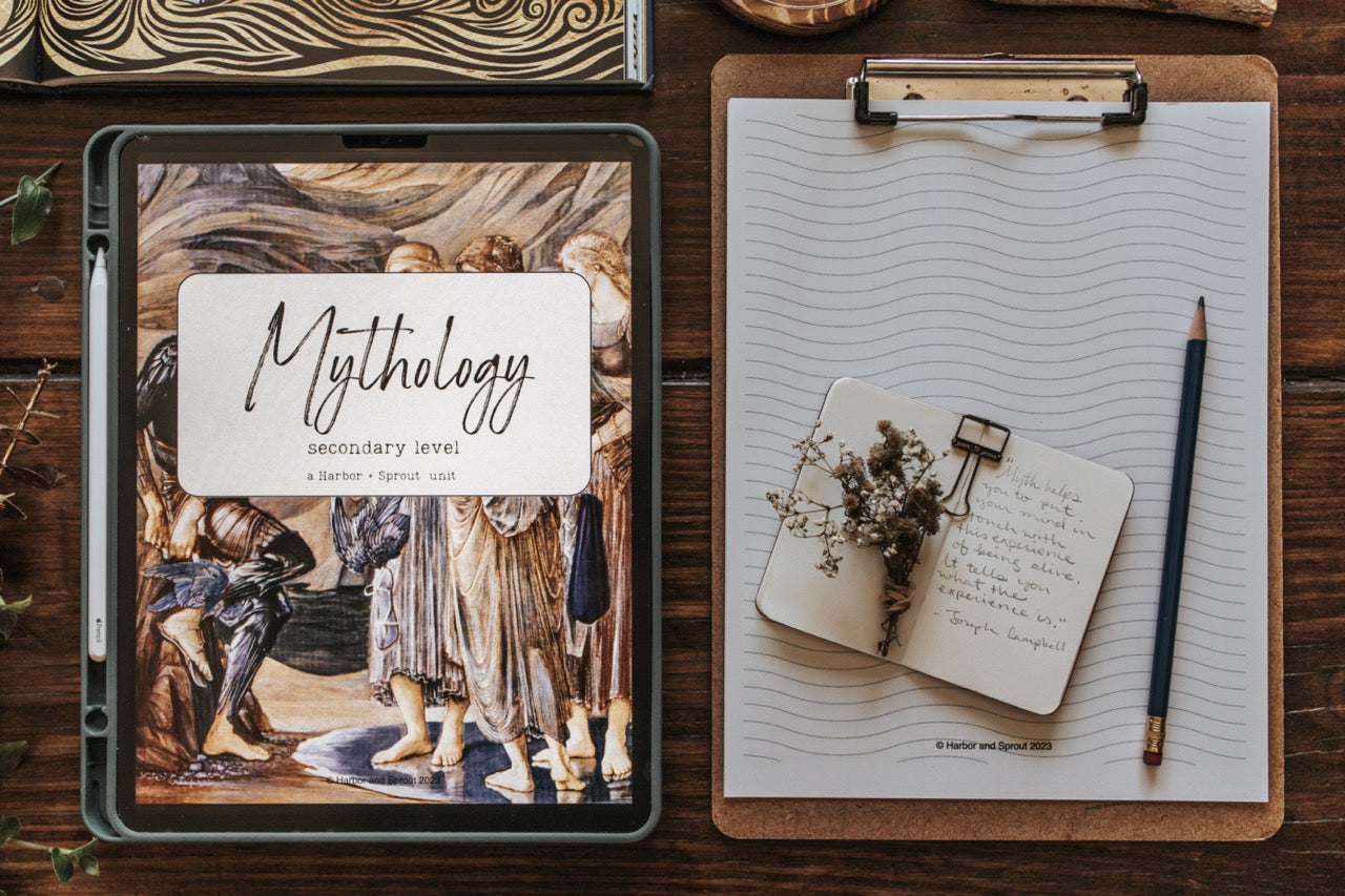 DIGITAL Mythology Secondary Level Unit Study – Harbor and Sprout