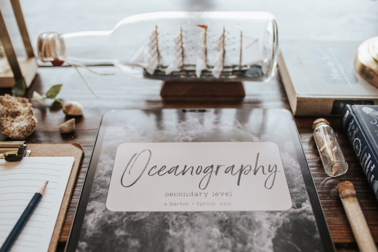 DIGITAL Oceanography Secondary Level Unit Study – Harbor and Sprout