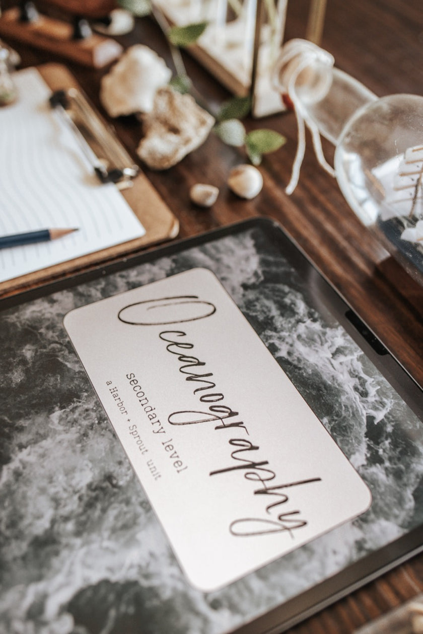 DIGITAL Oceanography Secondary Level Unit Study – Harbor and Sprout