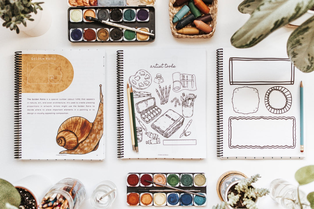 DIGITAL Visual Arts Primary Level Workbook – Harbor and Sprout