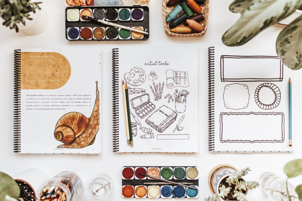 PRINT Visual Arts Primary Level Workbook – Harbor and Sprout