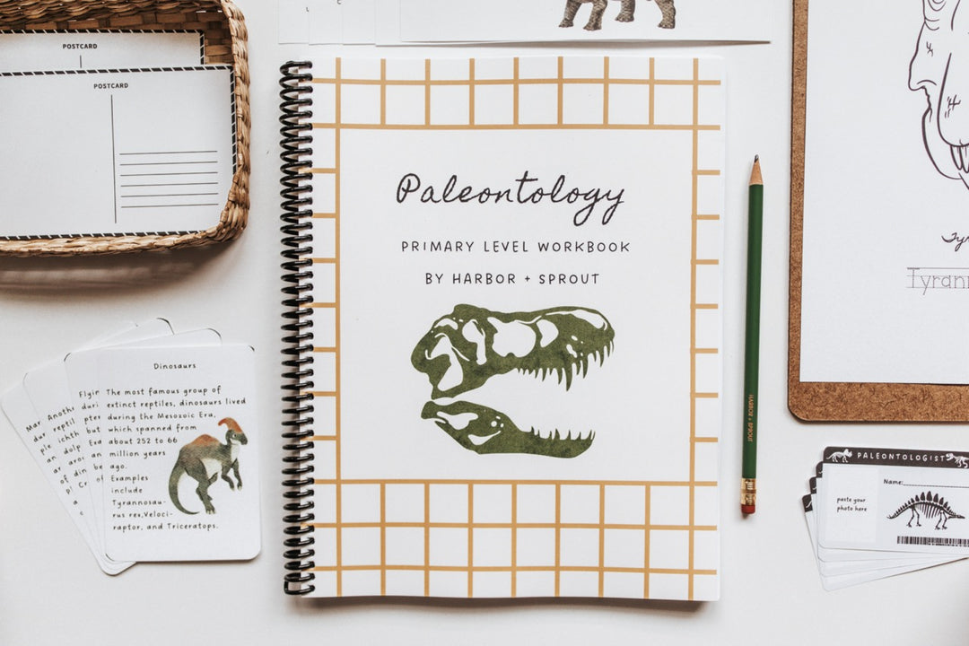 PRINT Paleontology Primary Level Workbook – Harbor and Sprout