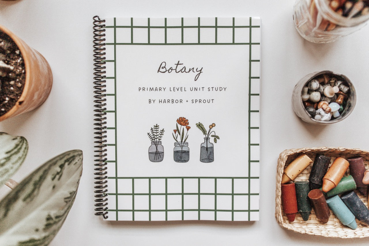 PRINT Botany Primary Level Unit Study – Harbor and Sprout