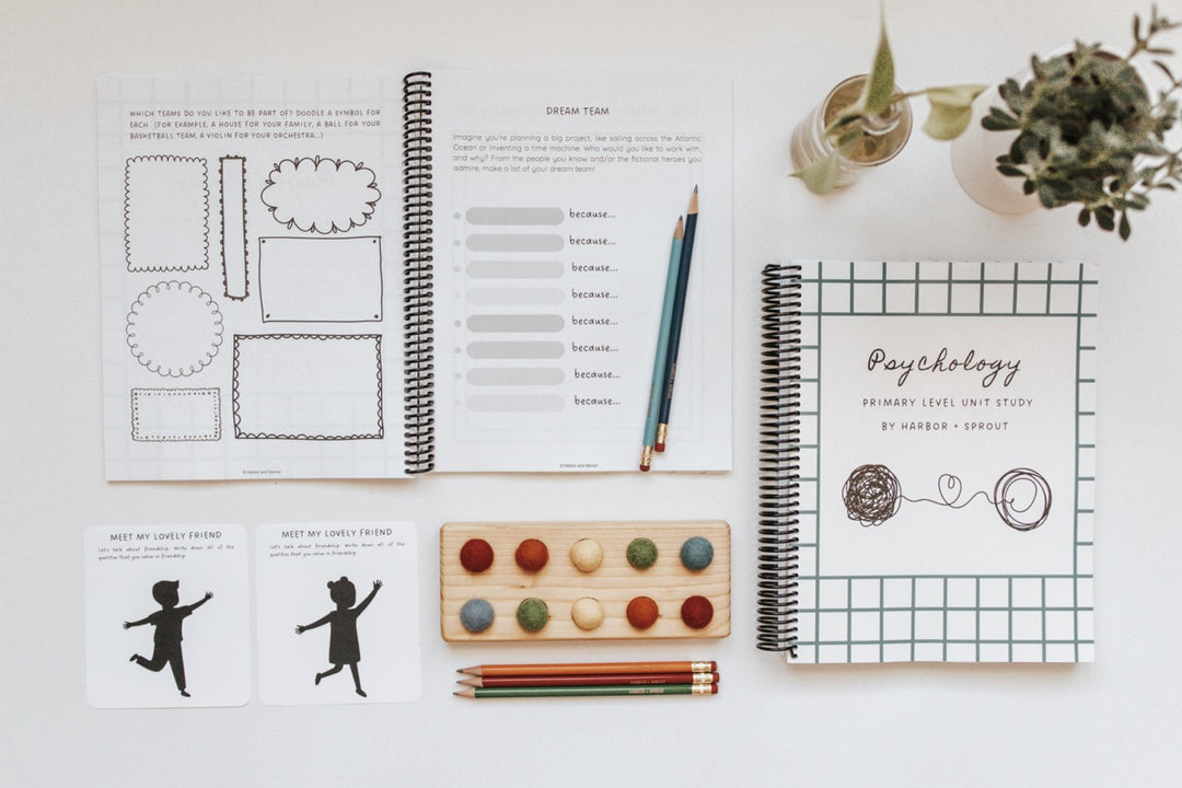 PRINT Psychology Primary Level Unit Study – Harbor and Sprout