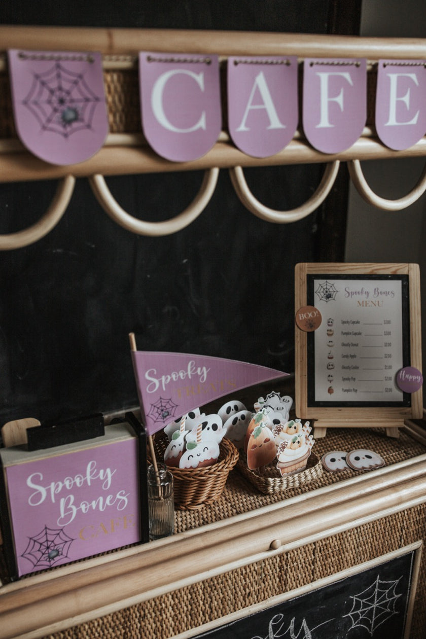 Spooky Bones Cafe Dramatic Play Set – Harbor and Sprout