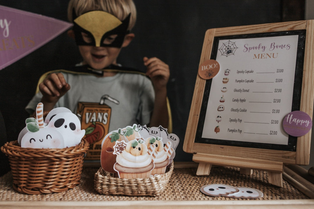 Spooky Bones Cafe Dramatic Play Set – Harbor and Sprout