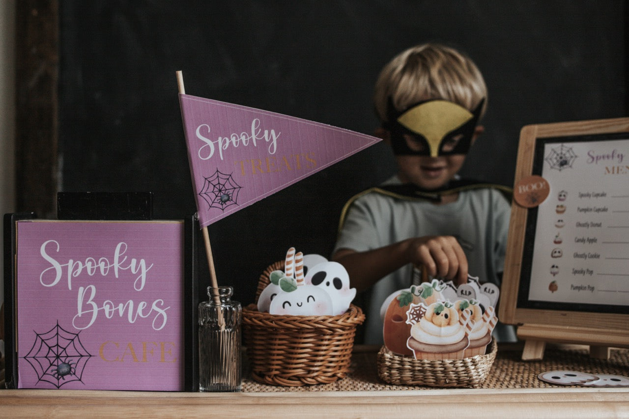Spooky Bones Cafe Dramatic Play Set – Harbor and Sprout