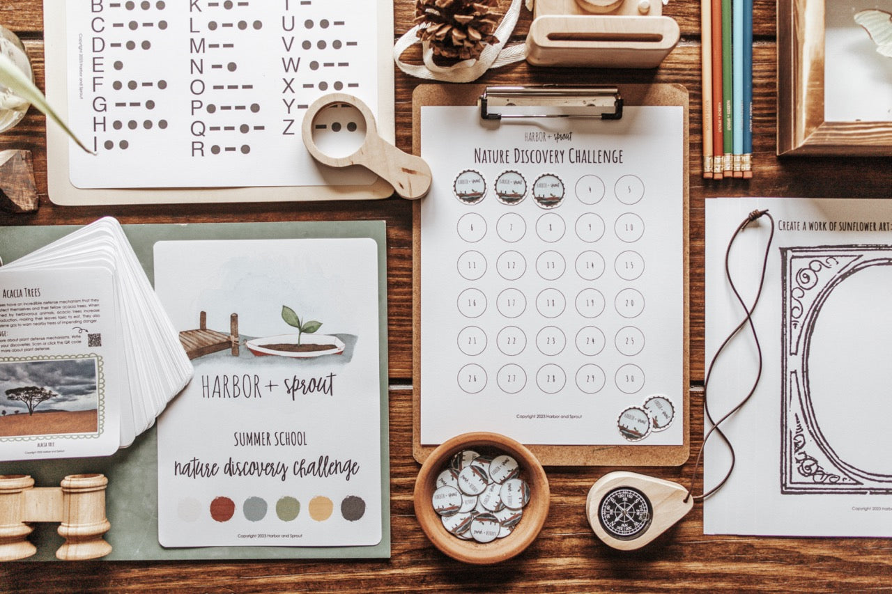 FREE 30 Day Nature Discovery Challenge – Harbor and Sprout