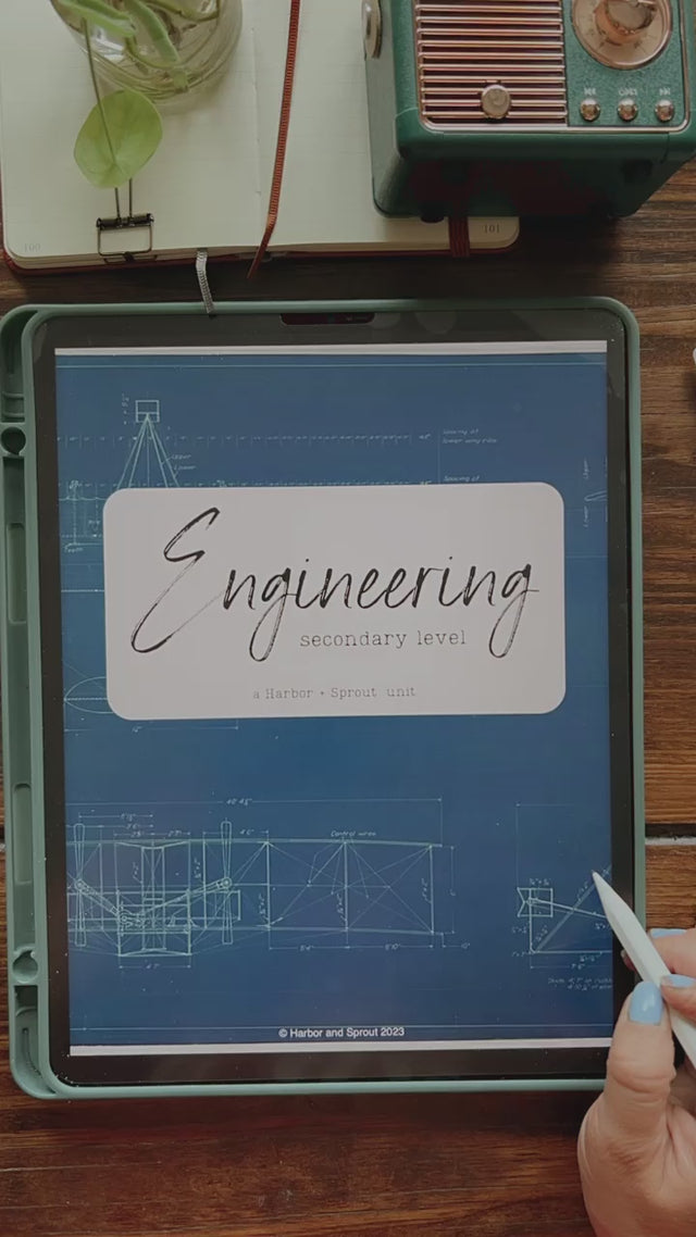 DIGITAL Engineering Secondary Level Unit Study – Harbor and Sprout