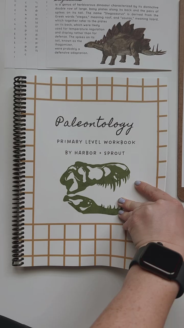 Digital Paleontology Primary Level Workbook Harbor And Sprout
