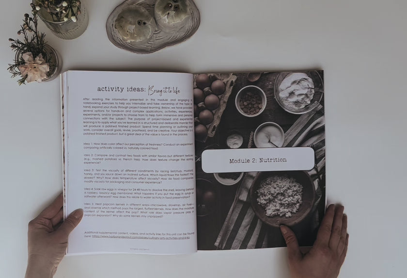 PRINT Culinary Arts Secondary Level Unit Study – Harbor and Sprout