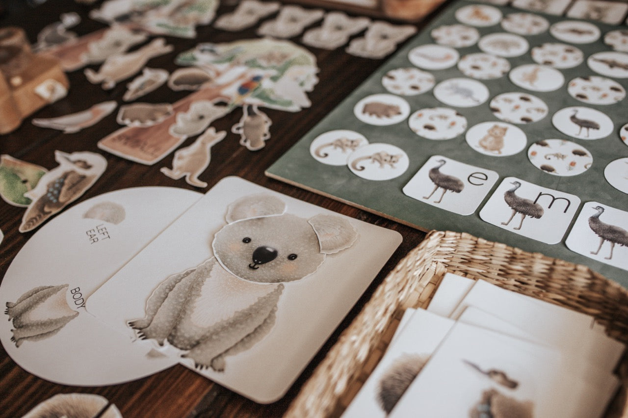 Australian Animals and Flora Morning Basket – Harbor and Sprout