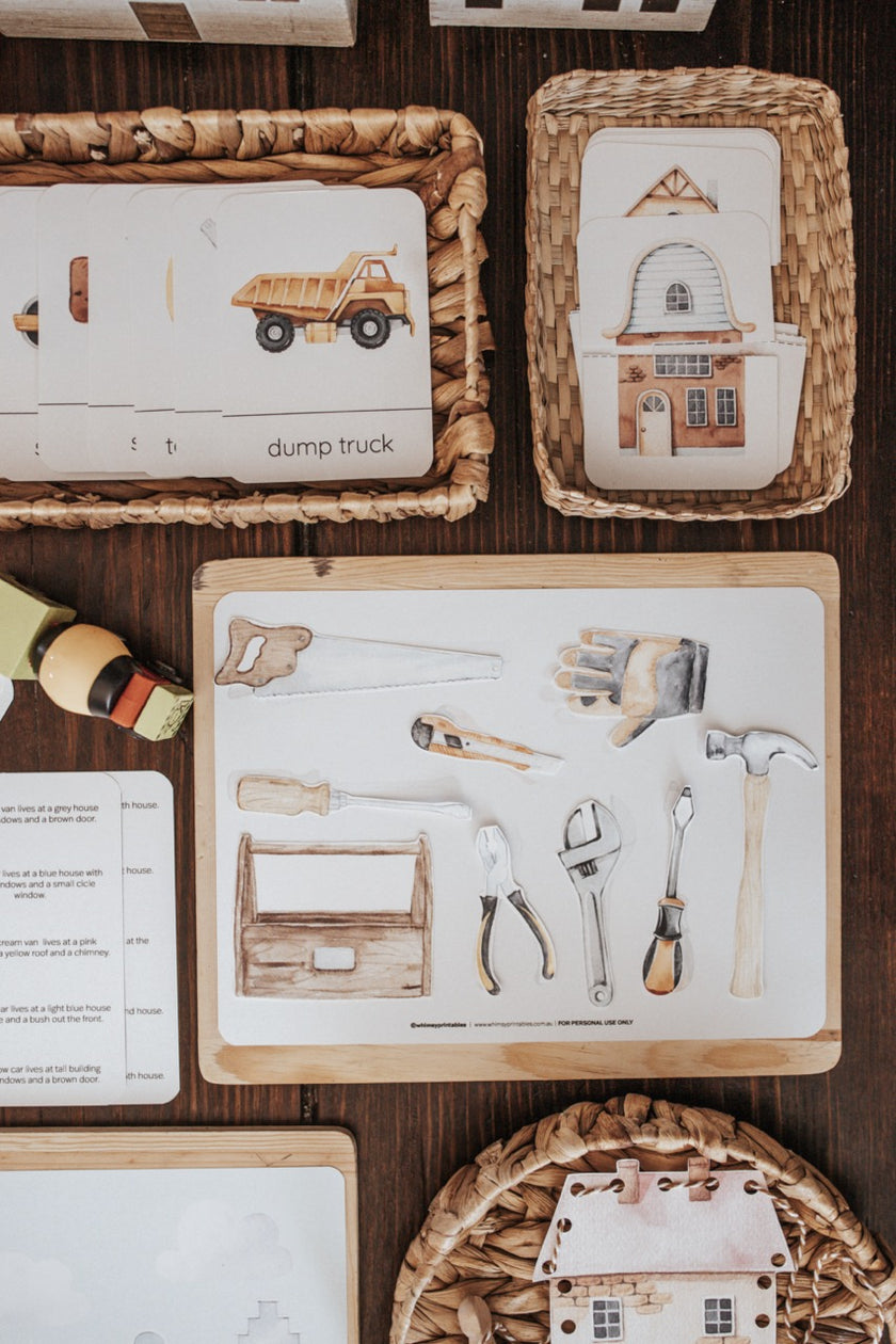 Construction Morning Basket – Harbor and Sprout