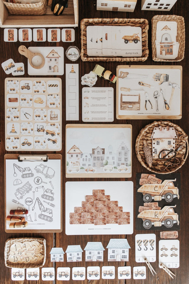 Construction Morning Basket – Harbor and Sprout