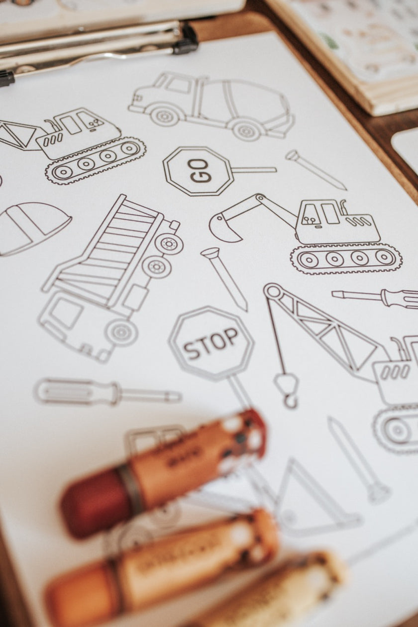 Construction Morning Basket – Harbor and Sprout