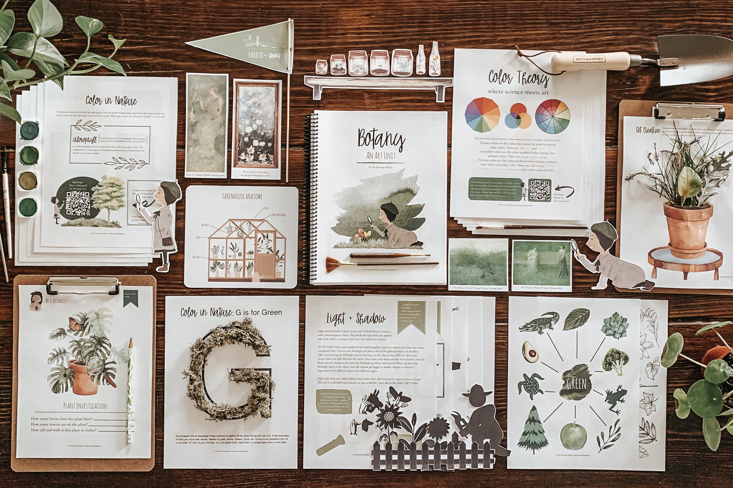 Botany Elementary Unit Study – Harbor and Sprout