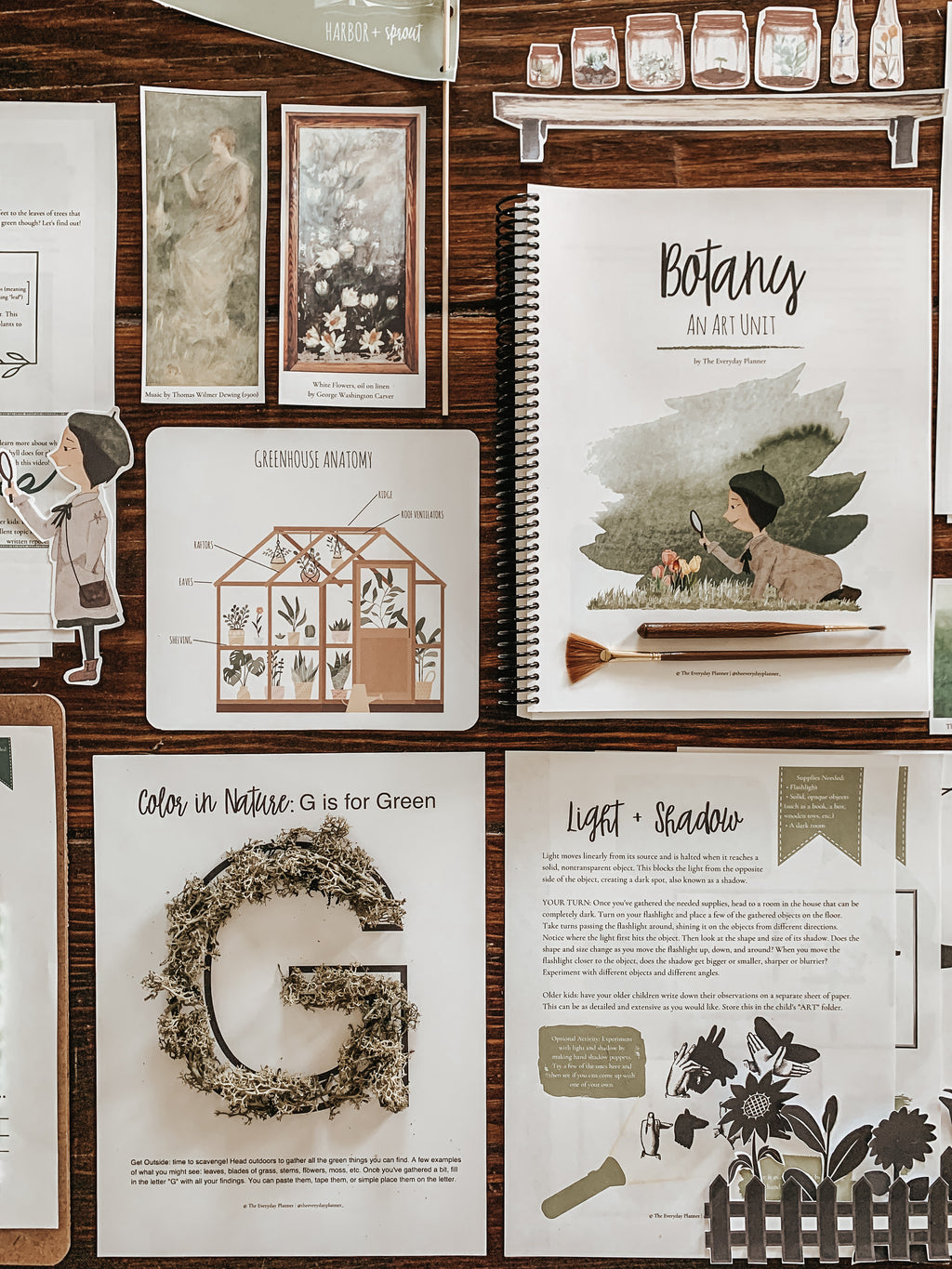 Botany Elementary Unit Study – Harbor and Sprout