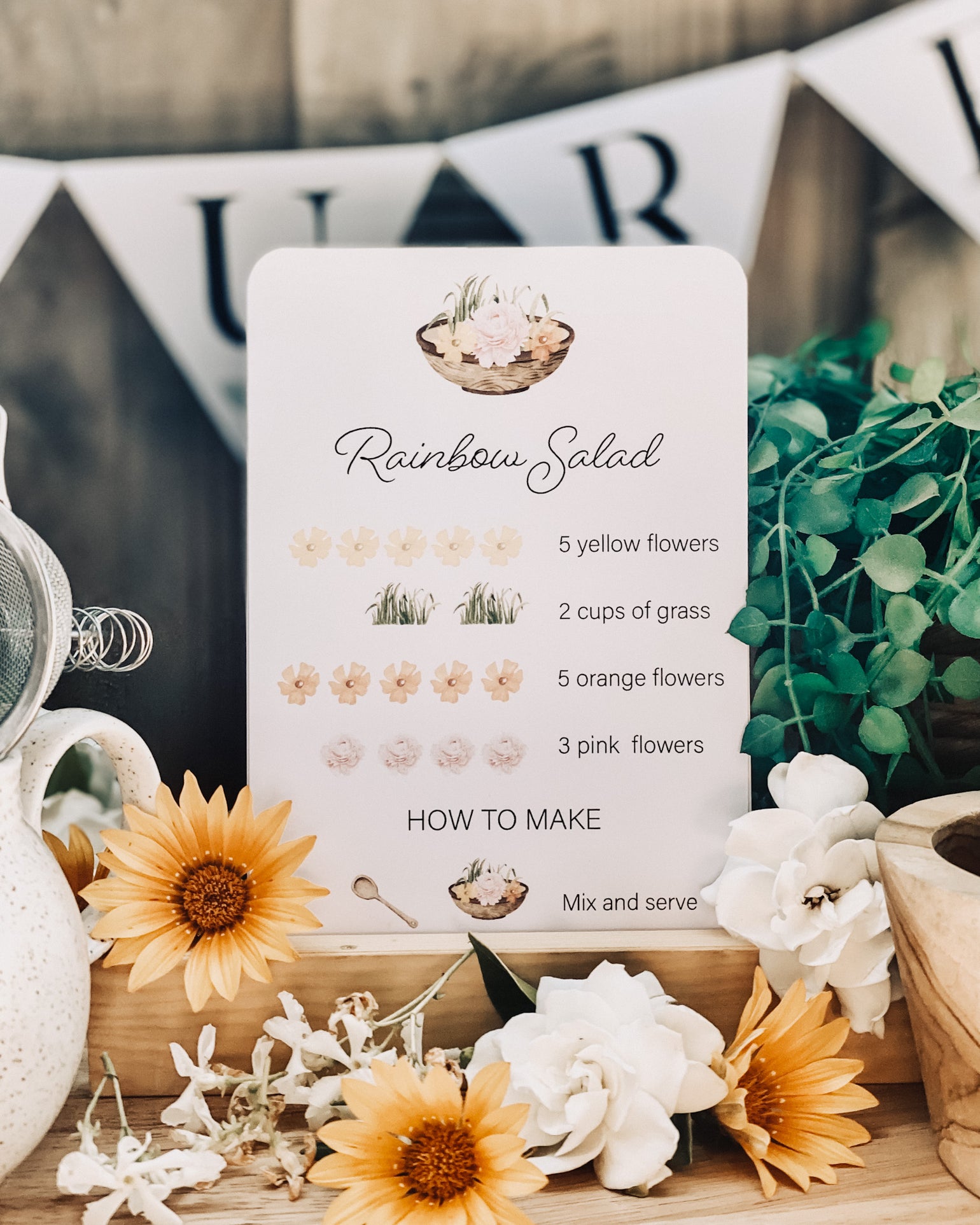 Mud Kitchen Dramatic Play Set – Harbor and Sprout