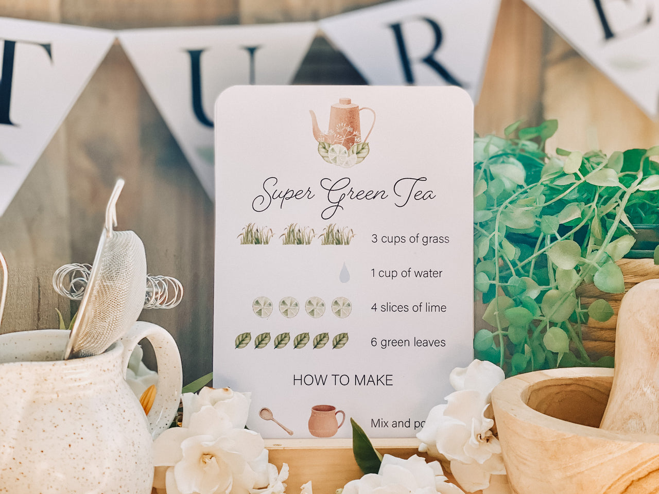 Mud Kitchen Dramatic Play Set – Harbor and Sprout