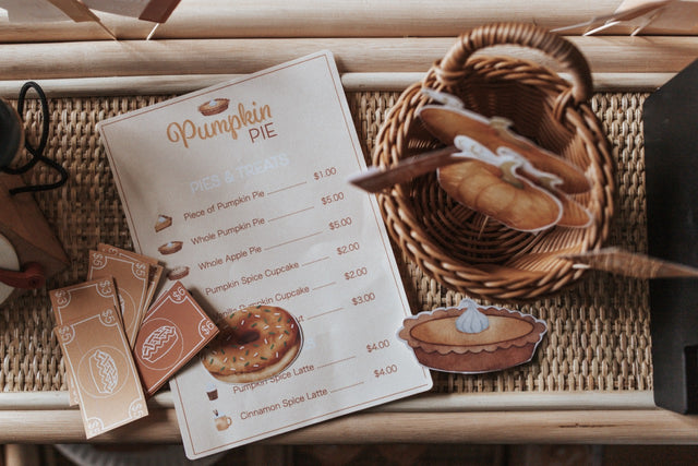 Pumpkin Pie and Treats Dramatic Play Set – Harbor and Sprout