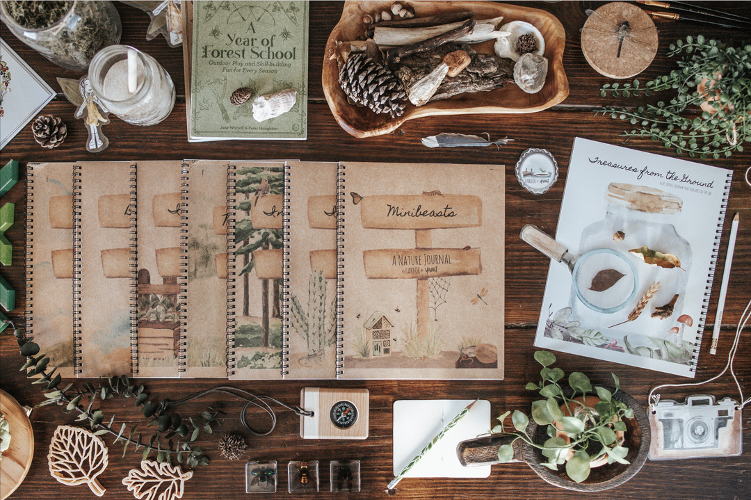 Set of 8 Nature Journals – Harbor and Sprout