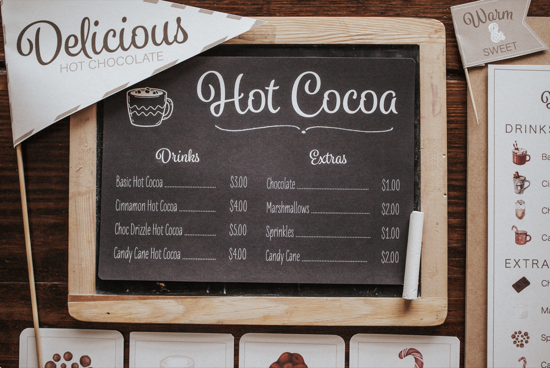 Hot Cocoa Stand Dramatic Play Set – Harbor and Sprout